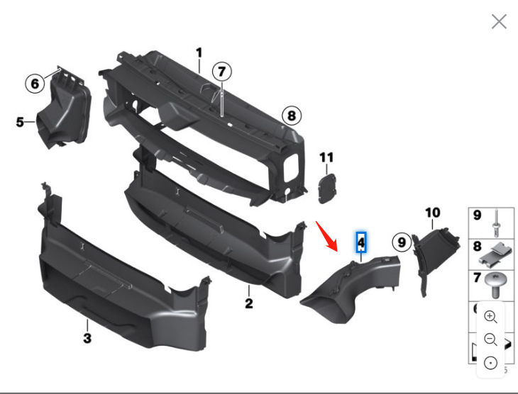 51747294907 51747294908 适用于宝马3系F34GT 刹车通风口-阿里巴巴
