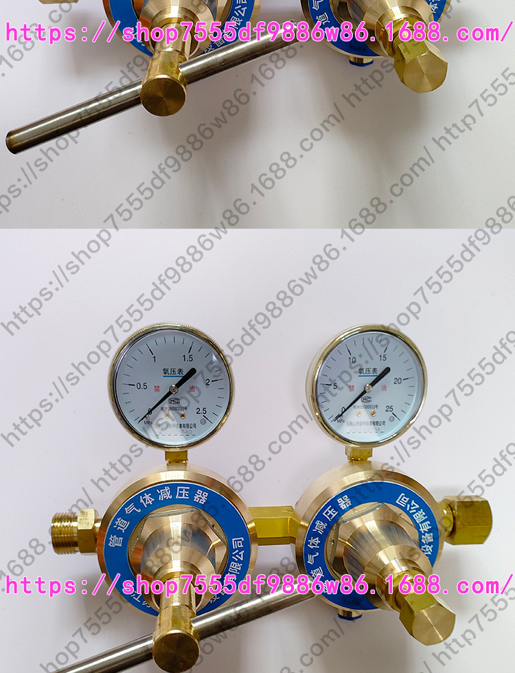 YQJ-11双极双表氮气氩气氢氧气体管道减压阀管路减压器全铜YQY-11-阿里巴巴