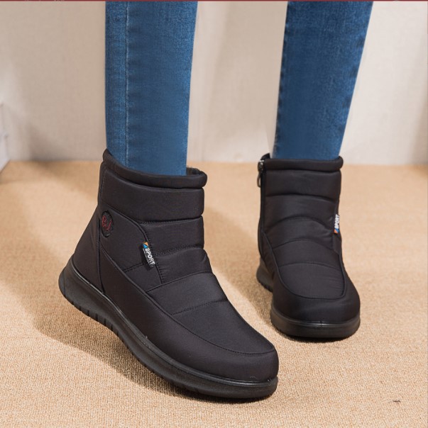 Saijialong new cotton-padded shoes casual low-top flat heel Korean ...