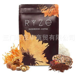 RYZE Mushroom Coffee Powder 蘑菇咖啡抹茶咖啡无蔗糖低脂咖啡-阿里巴巴