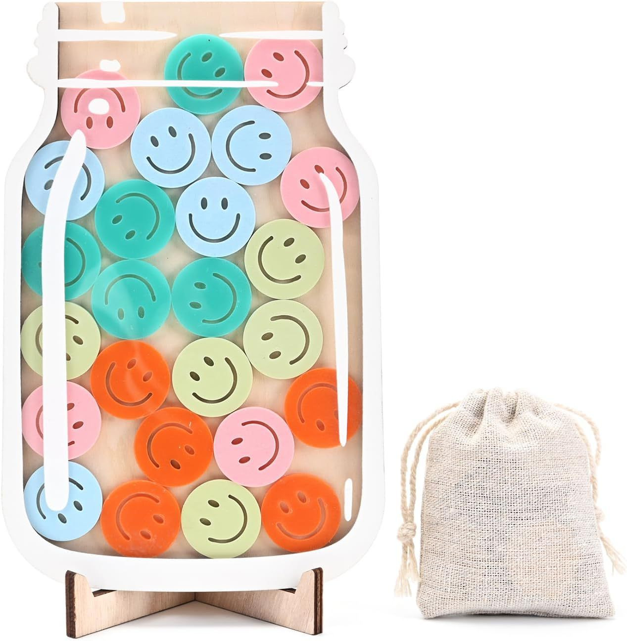 新品跨境新款儿童星星奖励罐积分奖励学习自律奖励罐25个星星木质-阿里巴巴