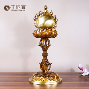 一件起批 铜摩尼宝家居装饰摆件 铜工艺品摩尼宝珠佛堂装饰品礼品-阿里巴巴