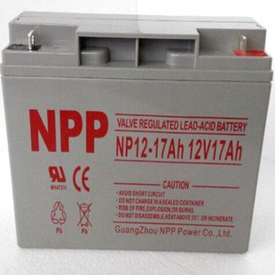 NPP 耐普蓄电池 NP12-17免维护蓄电池 12V17AH 电梯监控批发零售-阿里巴巴