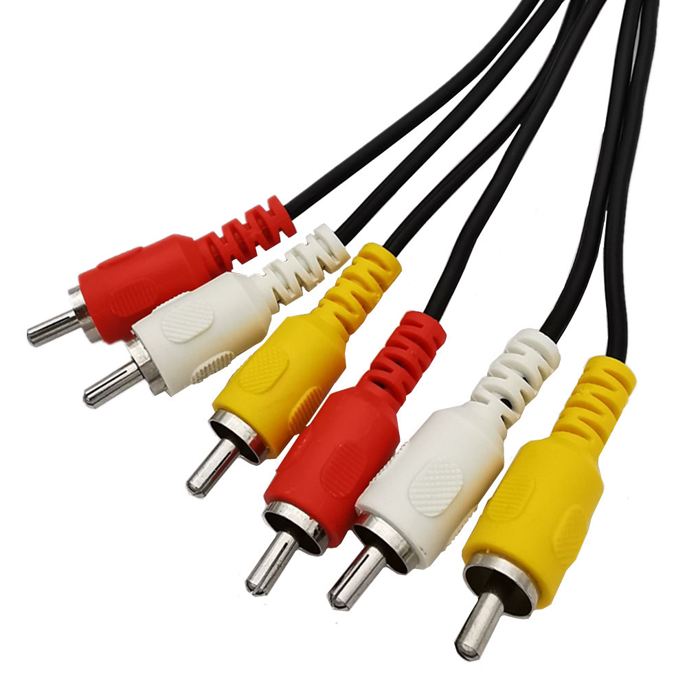 mini DIN 9pin转6RCA音视频线9 Pin Audio and Video DIN Cable-阿里巴巴