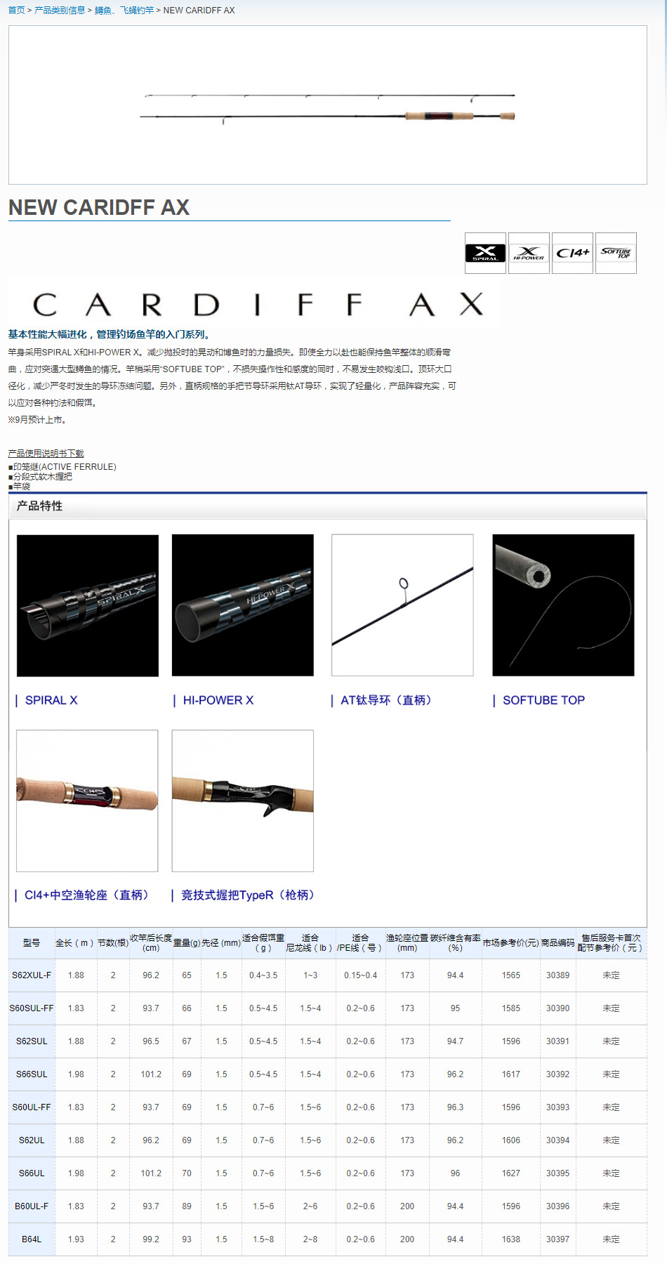 2021款卡迪夫 CARDIFF NX B54UL AX 路亚竿马口竿微物-阿里巴巴