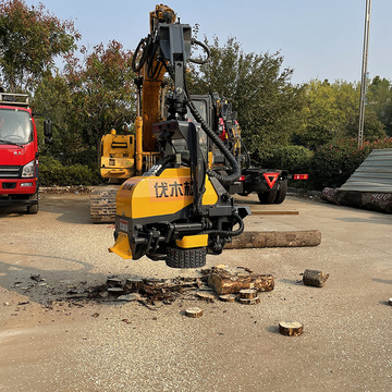 挖机改装伐木机 智能砍木机 大型伐木机械 全自动伐木机 伐木机头-阿里巴巴