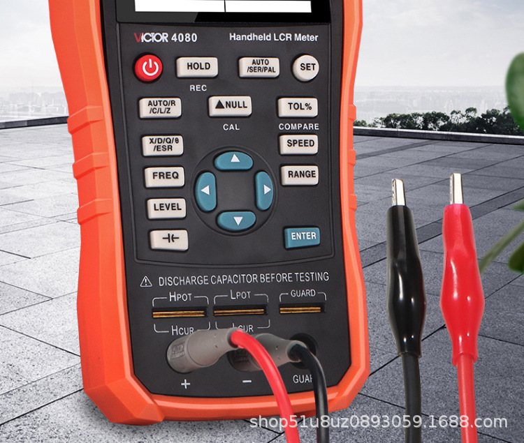 胜利手持LCR数字电桥VC4080高精度测量电阻电感电容表测试仪4082-阿里巴巴