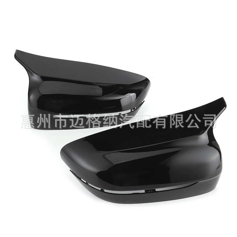 适用宝马3系5系7系G20 G30牛角亮黑倒车镜后视镜镜壳外壳镜罩外罩-阿里巴巴