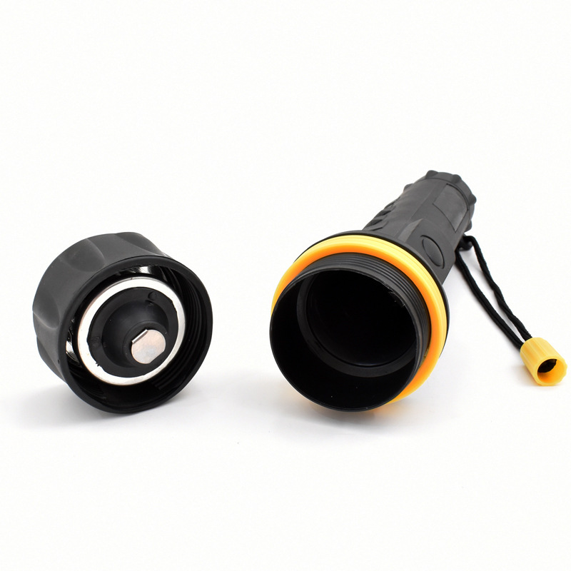 IMPA 792283 792202橡胶塑料电筒防水led白光手电防爆应急照明-阿里巴巴