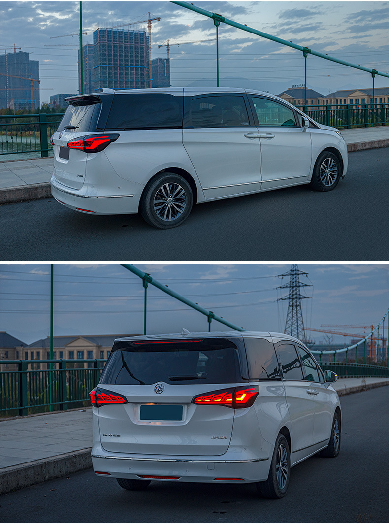 适用于17-19别克GL8尾灯改装led流光尾灯总成GL8ES流光转向刹车灯-阿里巴巴