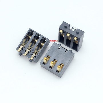 BC-30-3PD弹片电池座 3P 间距3.0PH 高10.0H 带定位柱 1.0柱 全铜-阿里巴巴