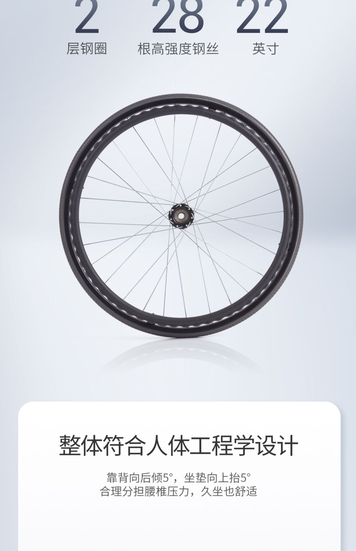 鱼跃手动轮椅车H051型新版家用全钢管加固可折叠便携免充气式后轮-阿里巴巴