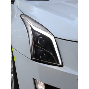 适用于凯迪拉克ATSL大灯总成ATS改装LED日行灯流光转向灯led大灯-阿里巴巴