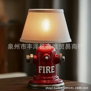 跨境新款Fire Hydrant Lamp消防栓灯装饰摆件家居创意台灯-阿里巴巴