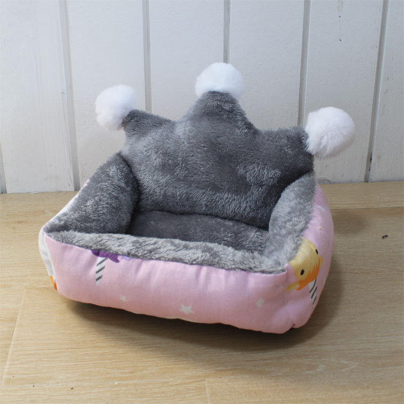 Wholesale Four Seasons Crown Teddy Bear Dog Bed House Cat Bed Small Dog ...