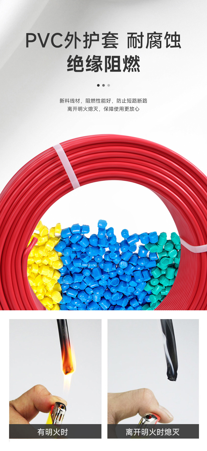 WDZ-RYJ无卤低烟软电线家装1.5/2.5/4/6/10平方单芯国标阻燃电缆-阿里巴巴