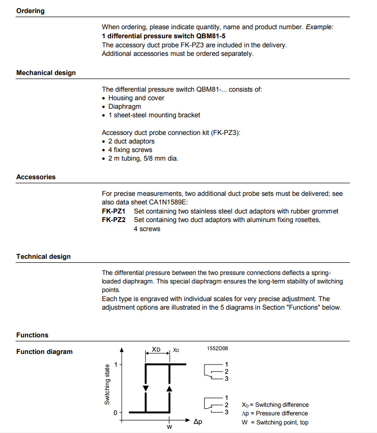 SIEMENS西门子风压开关QBM81-3空气压差开关QBM81-5,QBM81-10-阿里巴巴