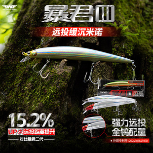 EWE美夏暴君3三代115/125/140潜水悬浮米诺路亚假饵远投翘嘴鳡鱼-阿里巴巴
