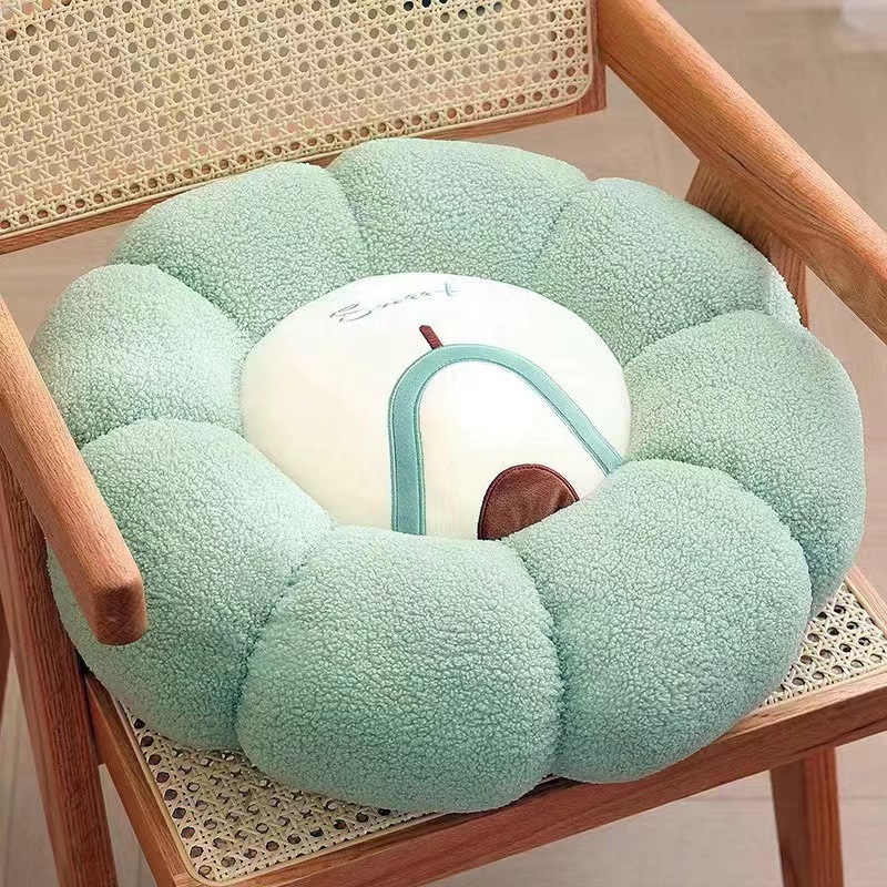 Fruit Pumpkin Futon Cushion Lazy Living Room Ass Cushion Thickened Hair ...