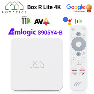 HOMATICS Box R Lite 4K-2GB 32GB 语音电视机顶盒Google&Netfli-阿里巴巴