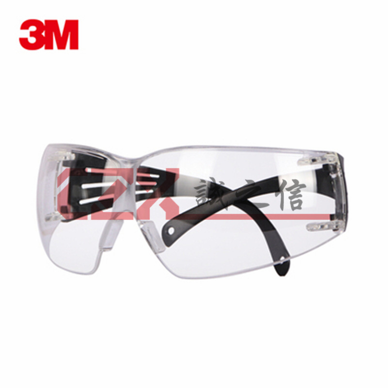 3MSF201AF透明防雾镜片,黑色镜腿 20付/箱SF201AF眼镜防冲击防沙-阿里巴巴