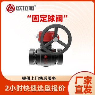 蜗轮固定球阀 Q347F锻造 国标DN250 法兰连接 寿命长 欧拉姆-阿里巴巴