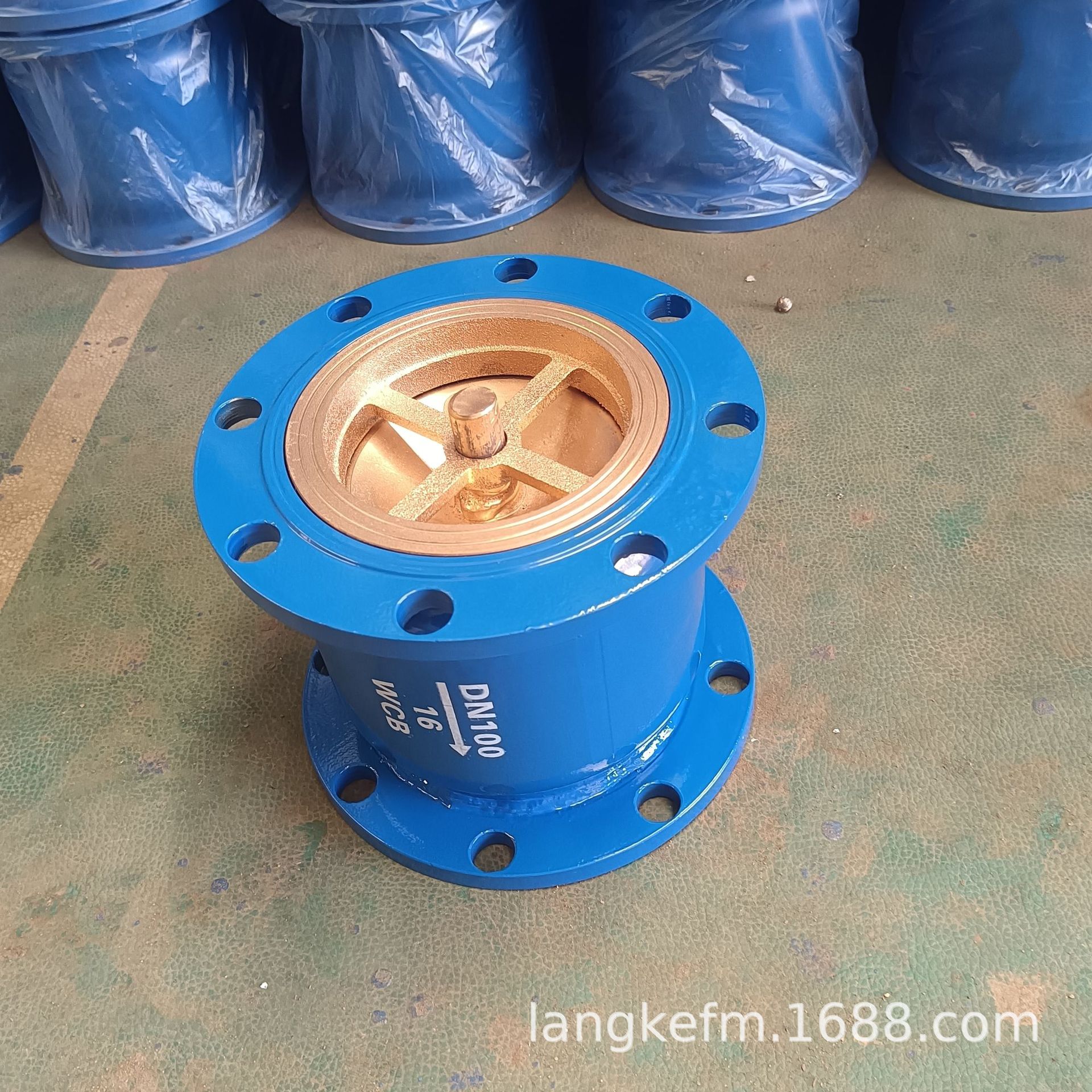 消声止回阀HC41X-16C碳钢体焊接水管水泵法兰单向消音立式逆止阀-阿里巴巴