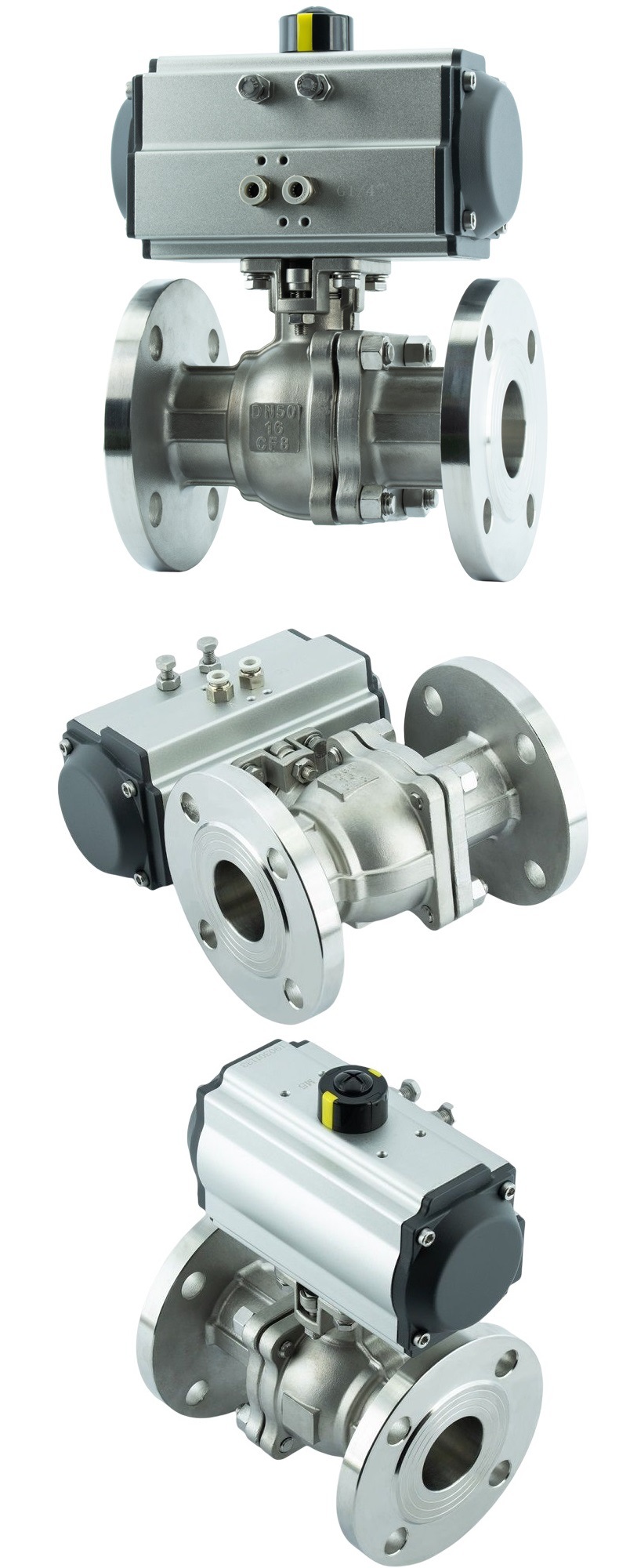 苏航Q641H/Y-16CP高温耐磨型铸钢不锈钢法兰实心球硬密封气动球阀-阿里巴巴