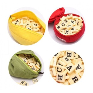 Scrabble solitaire banana Apple pear banana early learning t-阿里巴巴