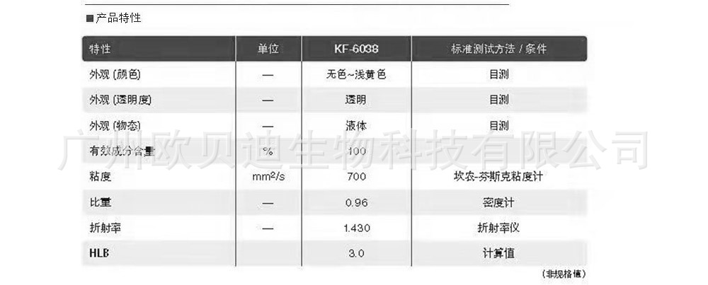 日本信越 有机硅乳化剂 KF-6038 油包水/硅油包水型乳化剂1kg起订-阿里巴巴