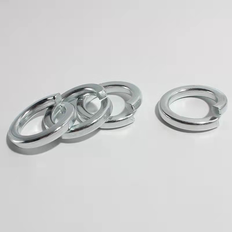 GB93-76弹垫国标镀锌弹垫 65Mn高强度开口弹簧垫圈镀锌弹性垫片-阿里巴巴