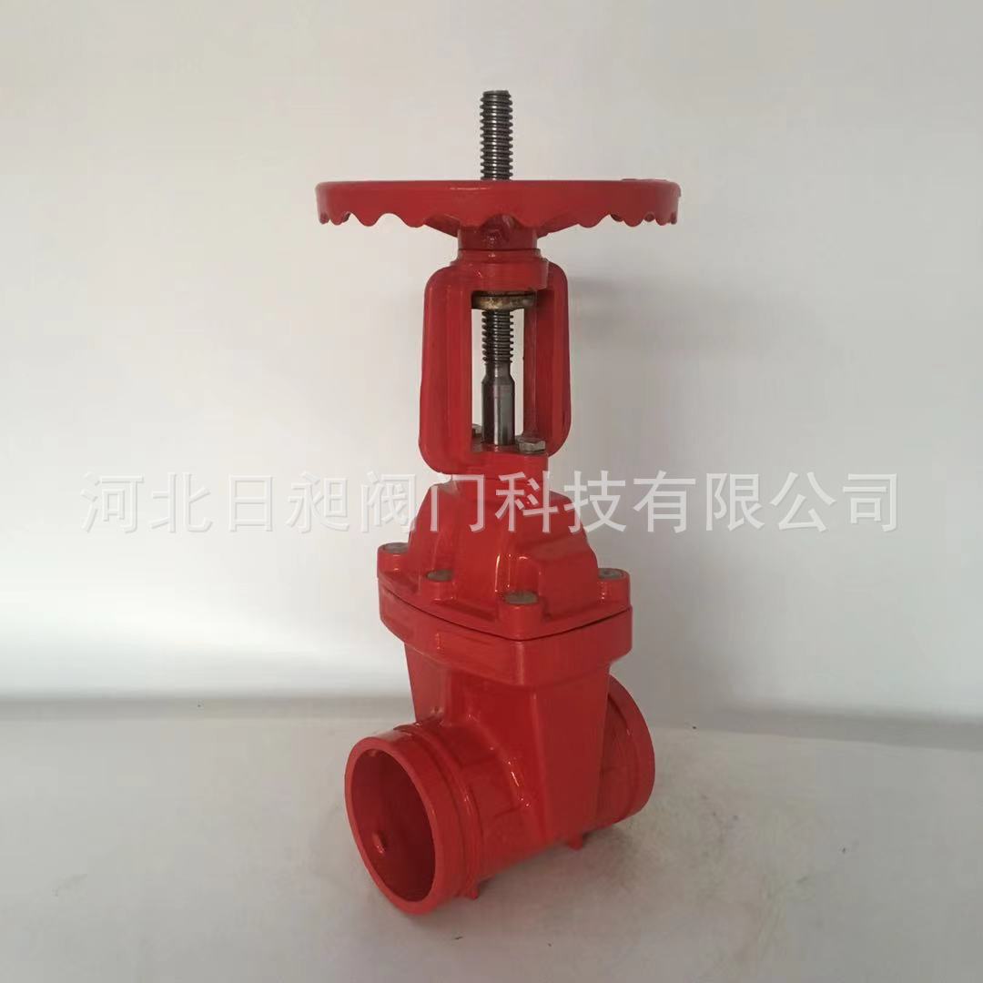 卡箍承插闸阀Z85X沟槽暗明杆闸阀 消防沟槽软密封闸阀dn100-阿里巴巴