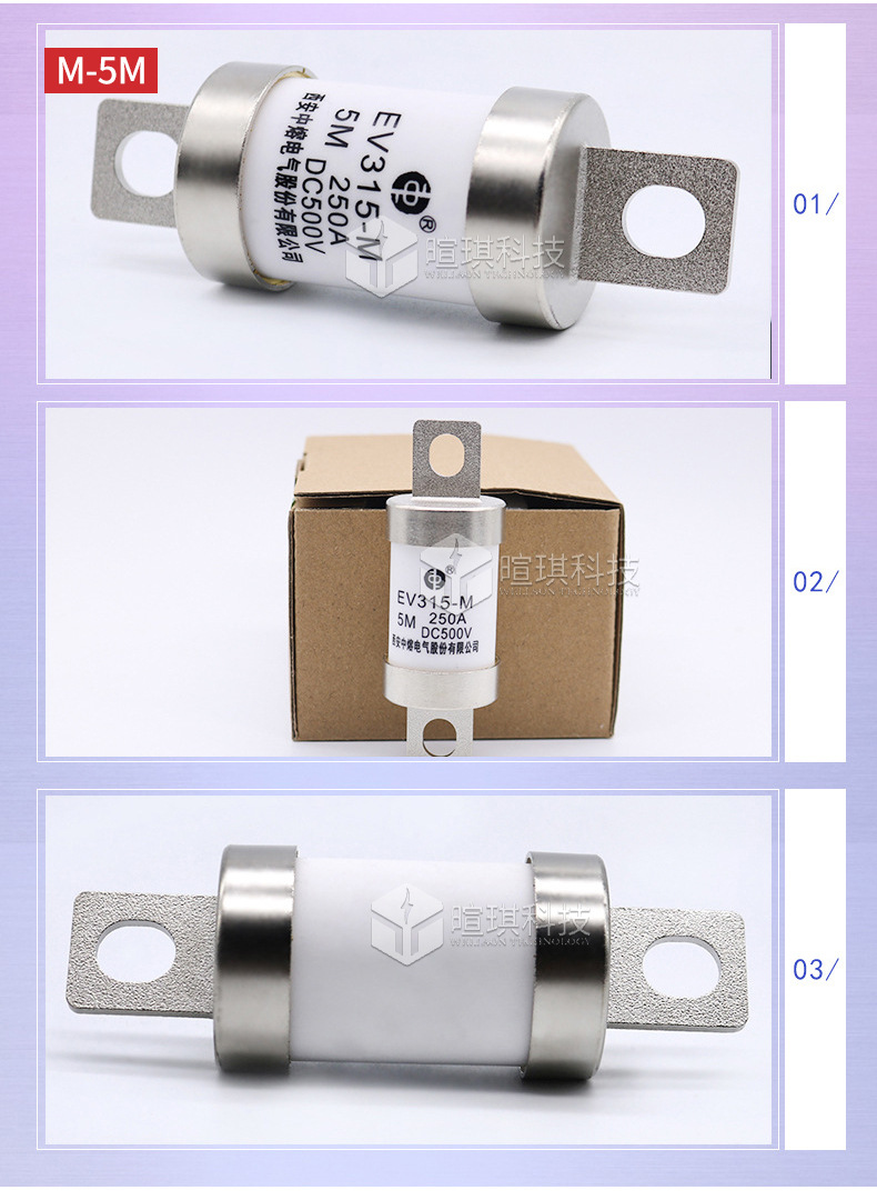 西安中熔熔断器EV315-M-5N/M 低压直流熔断器 500V快速汽车熔断器-阿里巴巴