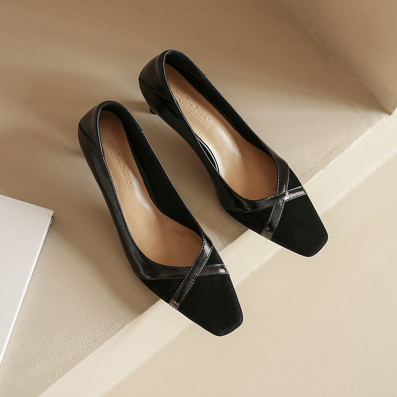 CHIKO Jasmain Square Toe Stiletto Pumps Shoes