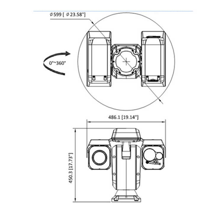 DS-2TD6267-50H4L/W 海康威视观测型热成像双光谱云台网络摄像机-阿里巴巴