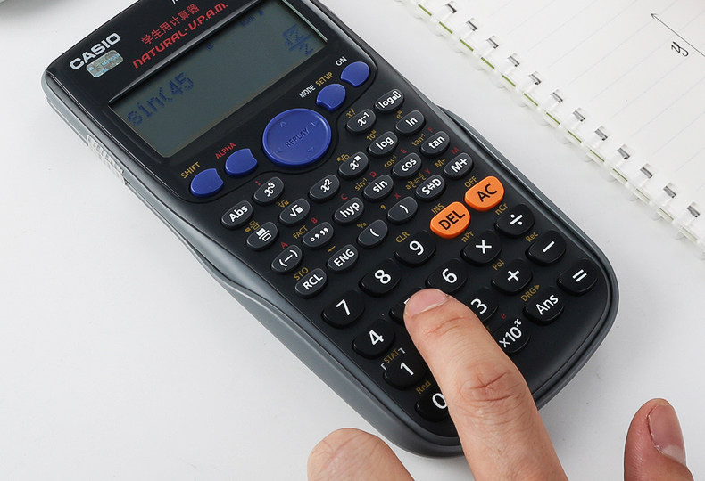 CASIO卡西欧FX-350-MS函数计算器科学多功能学生计算机学生考试机-阿里巴巴