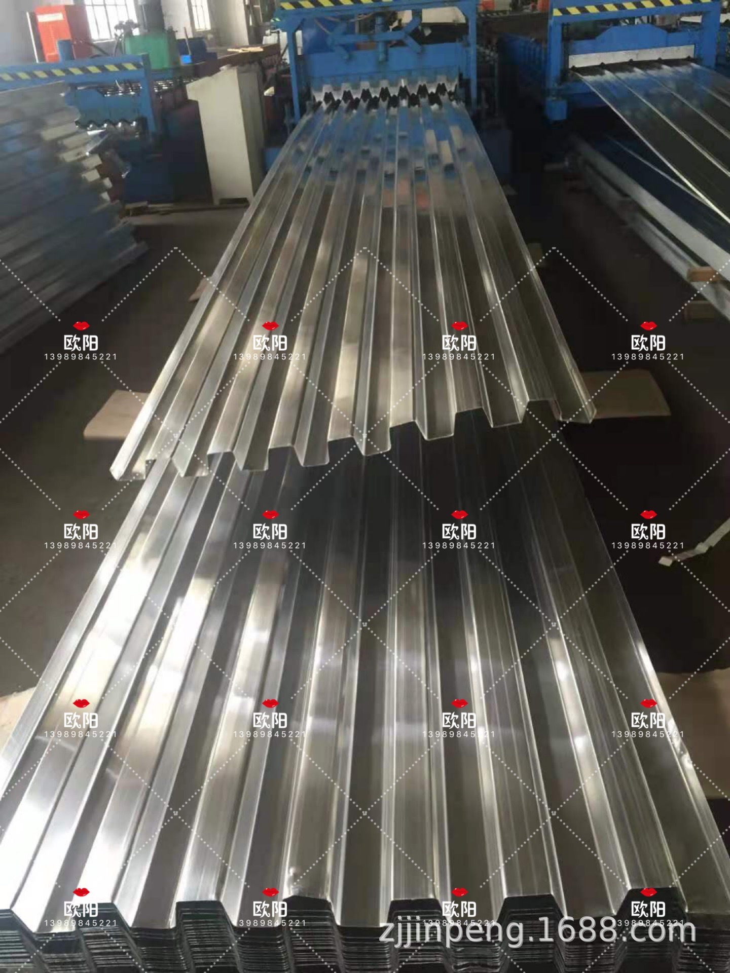 实力厂家0.6厚宝钢镀铝锌波纹板YX32-130-780 大波浪墙面板-阿里巴巴