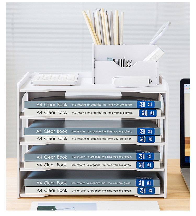 文件架子多层置物架桌面文件收纳架a4资料架文件夹收纳文件架多层-阿里巴巴