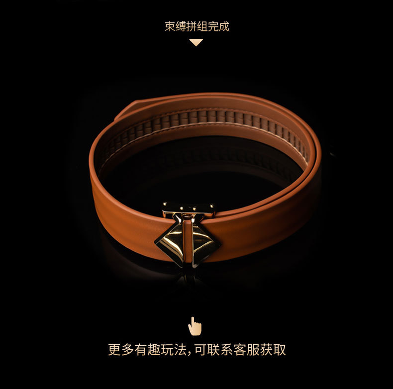 lockink萨蔓达情趣项圈套装SM调教k9狗奴牵引链捆绑束缚颈圈玩具-阿里巴巴