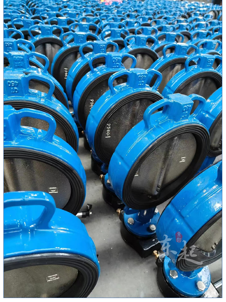 东起气动蝶阀D671X-16Q对夹式阀门不锈钢DN50 65 80 100 150 200-阿里巴巴