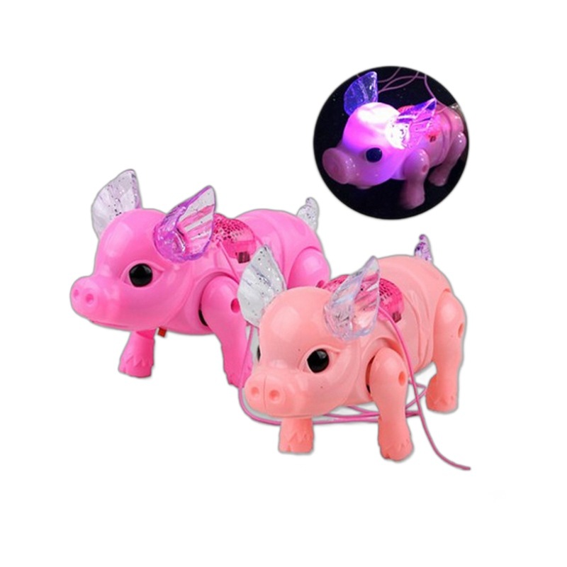 Net red super fun baby electric toy crawling pig can walk MengMeng pig ...