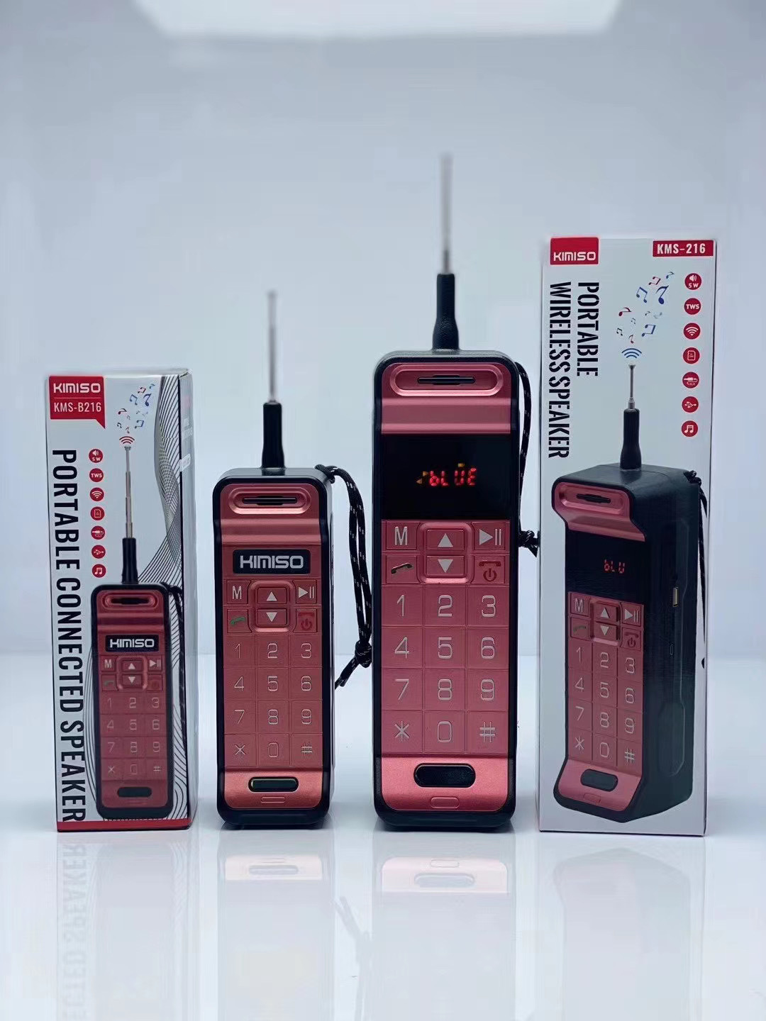 迷你大哥大蓝牙音箱 个性便携式插卡音响多功能USB播放器B216热销-阿里巴巴