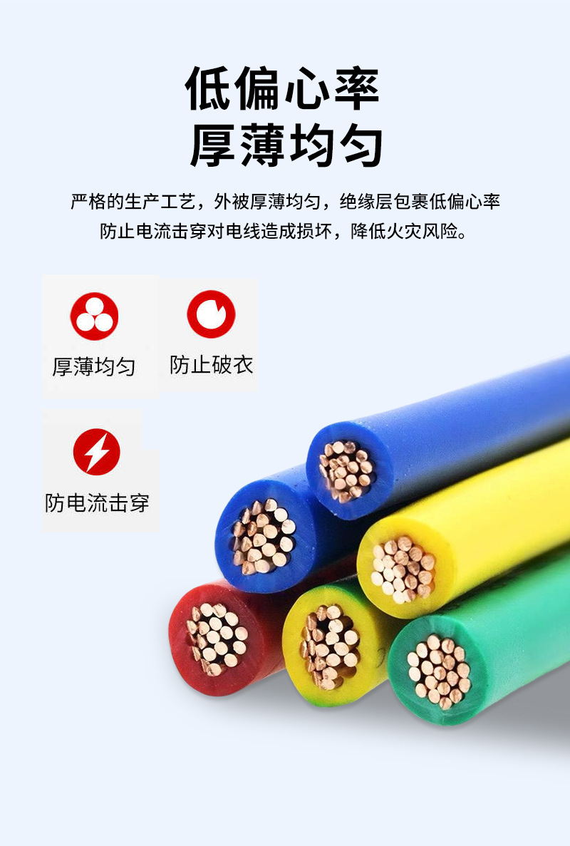 金联宇电缆ZB-BVR国标1/1.5/2.5/4/6平方纯铜芯家装用多股软电线-阿里巴巴