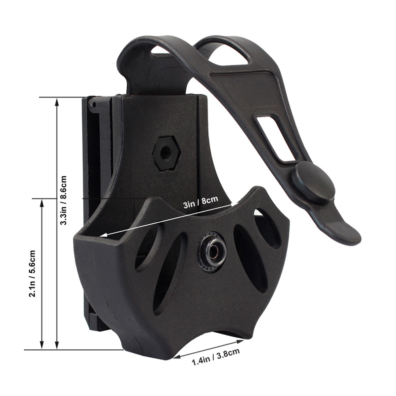 360度旋转快拔手铐套腰挂包K包战术附件包筒拷板拷ASP MOLLE兼容-阿里巴巴