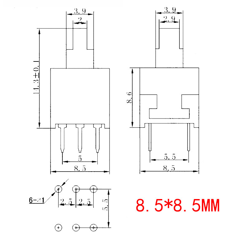 复位按键开关 5.8*5.8 7*7 8*8mm按钮开关8.5*8.5mm自锁/无锁开关-阿里巴巴