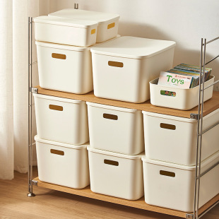 加厚收纳盒塑料收纳篮零食玩具衣物整理箱厨房杂物储物筐置物箱-阿里巴巴