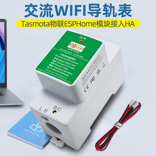 导轨表Tasmota物联ESPHome模块接入HAHomeAssistant平台电表智能-阿里巴巴