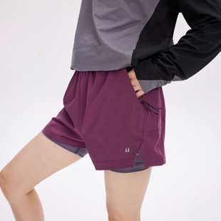 Shibuya Element户外速干跑步防走光骑行短裤男女运动短裤SP5244-阿里巴巴