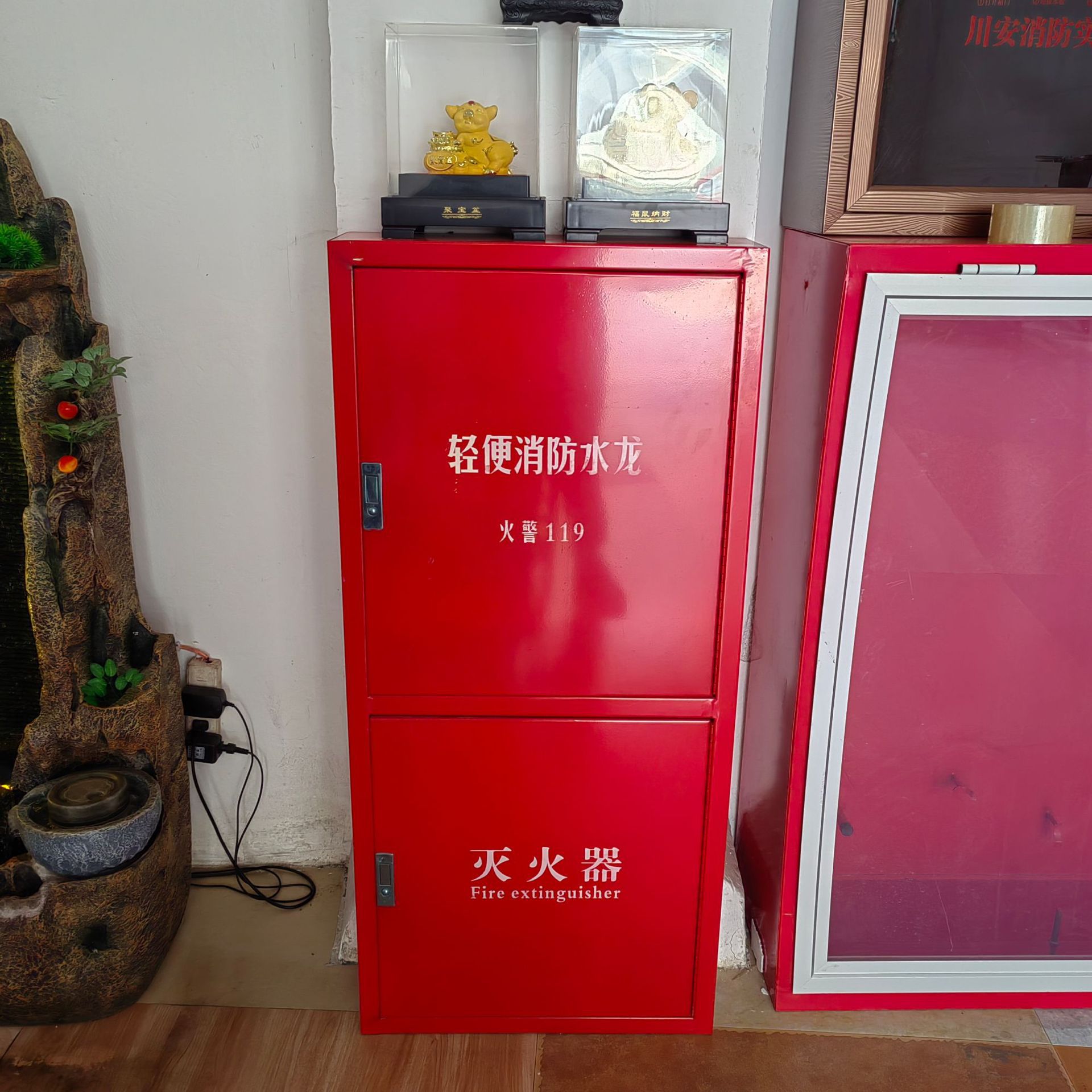 消火栓箱 SG24A65-J消防箱 不锈钢消火栓箱SG24E65-J自救式消防箱-阿里巴巴