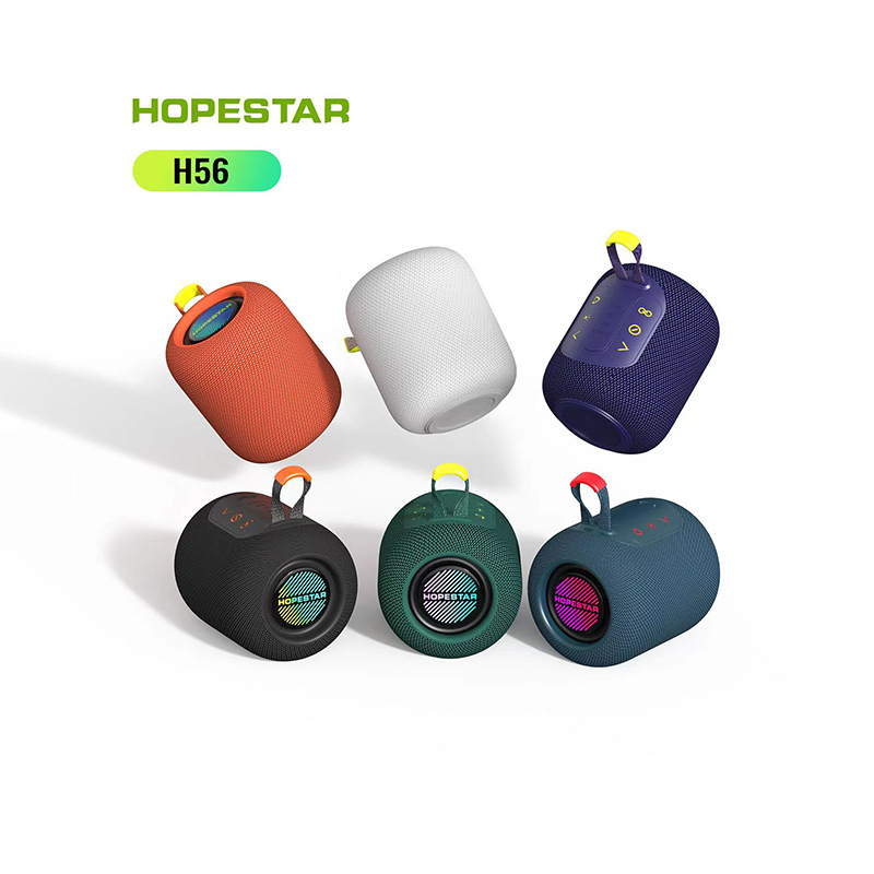 HOPESTAR-H56 Bluetooth Speaker Subwoofer Outdoor Portable TWS Wireless Bluetooth Sound System ...